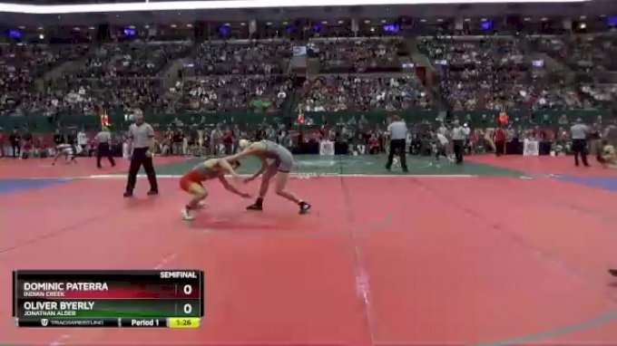 D2-150 lbs Semifinal - Dominic Paterra, Indian Creek vs Oliver Byerly ...