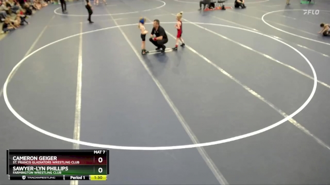 Round 2 - Sawyer-Lyn Phillips, Farmington Wrestling Club vs Cameron ...