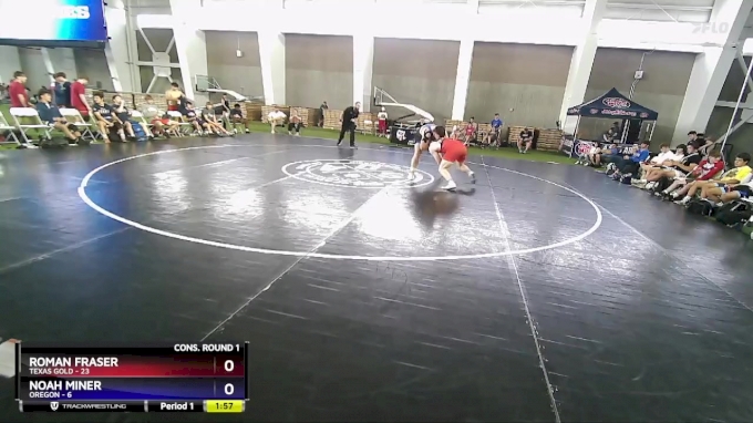285 lbs Semis & 1st Wrestleback (8 Team) - Roman Fraser, Texas Gold vs ...