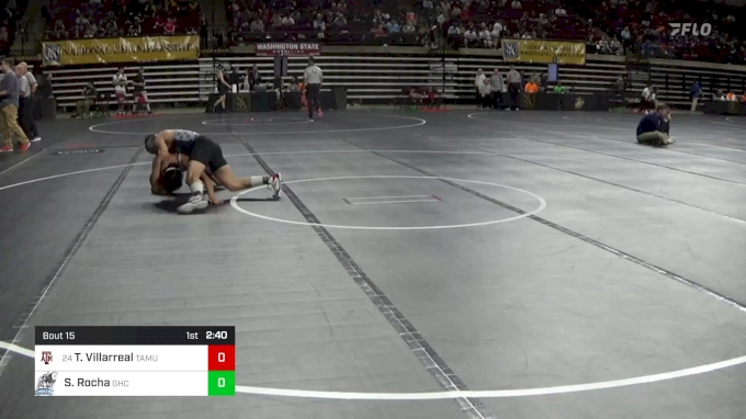 141 lbs Round Of 64 - Tyler Villarreal, Texas A&M vs Saul Rocha, Grays ...