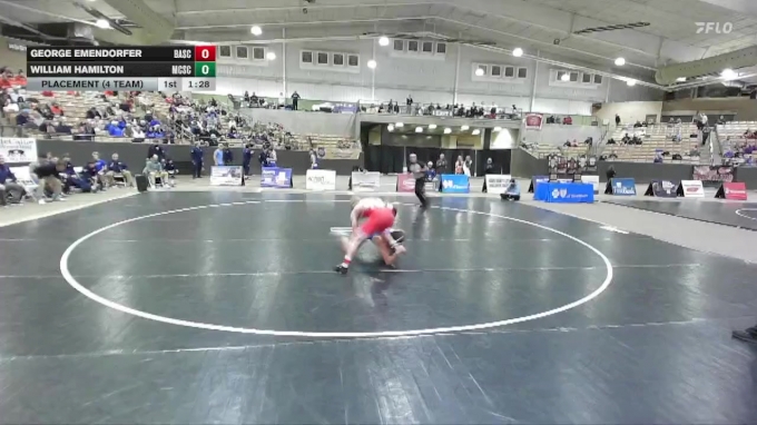 144 lbs Placement (4 Team) - George Emendorfer, Baylor School vs ...