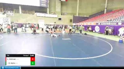 114 lbs Cons. Semi - Dustin Kohn, Virginia vs Ladd Holman, Juab ...