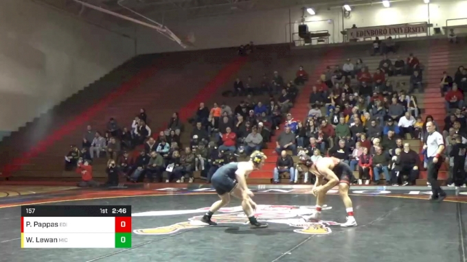 157 lbs Peter Pappas, Edinboro vs Will Lewan, Michigan