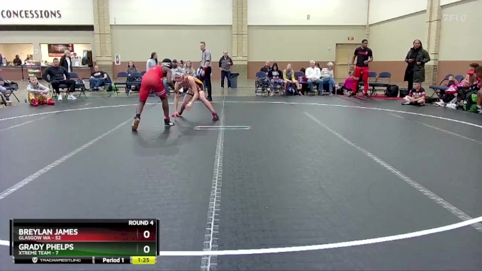 130 lbs Round 4 (6 Team) - Grady Phelps, Xtreme Team vs Breylan James ...