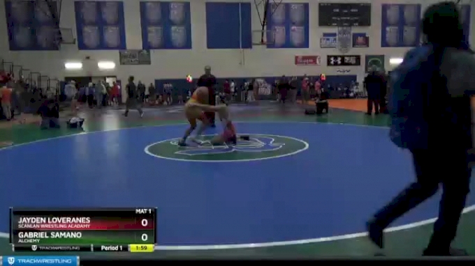 126 lbs Cons. Round 2 - Jayden Loveranes, Scanlan Wrestling Acadamy vs ...