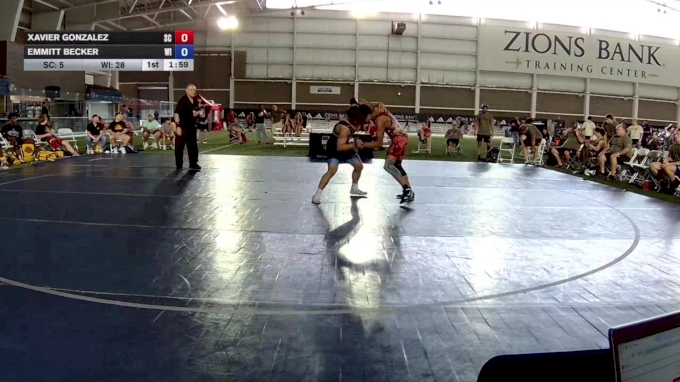 144 lbs Xavier Gonzalez, South Carolina vs Emmitt Becker, Wisconsin
