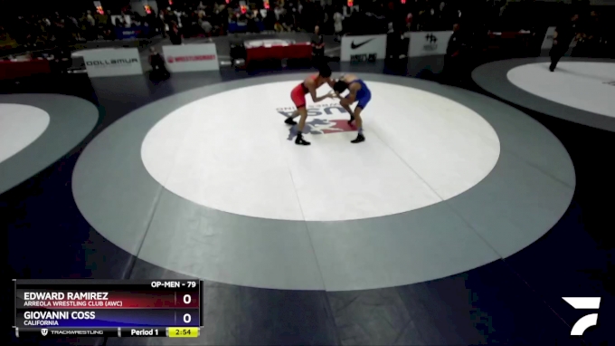 79 lbs Champ. Round 1 - Edward Ramirez, Arreola Wrestling Club (AWC) vs ...