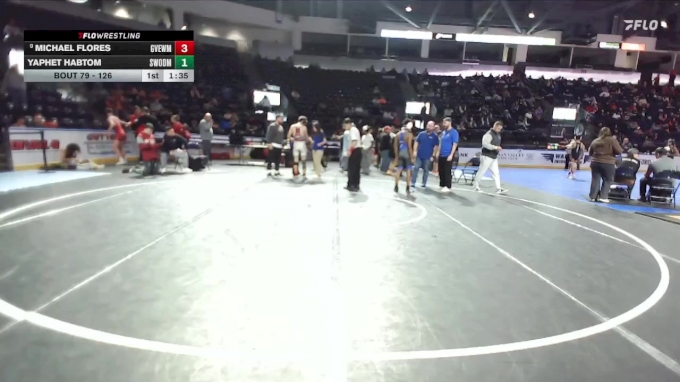 126 lbs Champ. Round 1 - Michael Flores, Grandview vs Yaphet Habtom ...