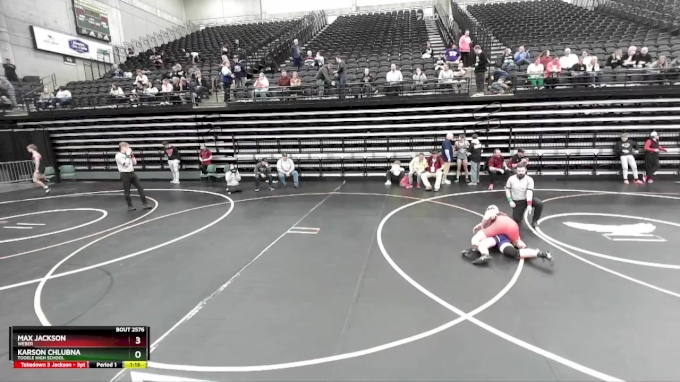 178 lbs Cons. Round 5 - Karson Chlubna, Tooele High School vs Max ...