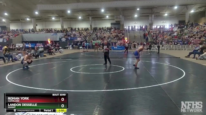 AA 144 lbs Champ. Round 1 - Landon Desselle, Summit vs Roman York ...