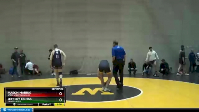 172 lbs Semifinal - Mason Maring, WRCL Wrestling Club vs Jeffery Eichas ...