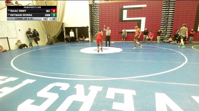 157 lbs Consi Of 8 #1 - Isaac Remy, Milton vs Keymani Rivera, Agawam