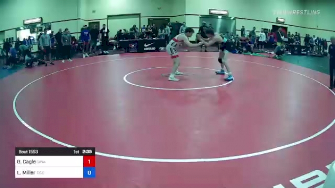74 kg Consi Of 32 #1 - Gavin Cagle, Cavalier Wrestling Club vs Lane ...