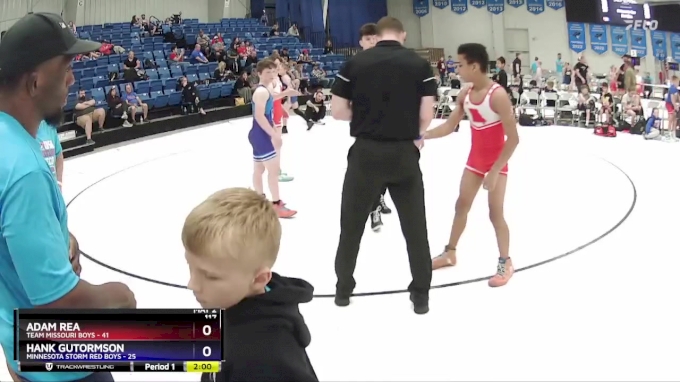 117 lbs Finals (2 Team) - Adam Rea, Team Missouri Boys vs Hank ...