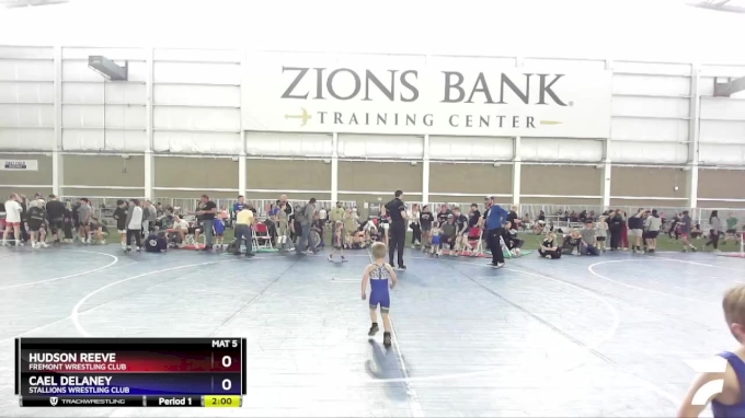 38 lbs Round 1 - Hudson Reeve, Fremont Wrestling Club vs Cael DeLaney ...