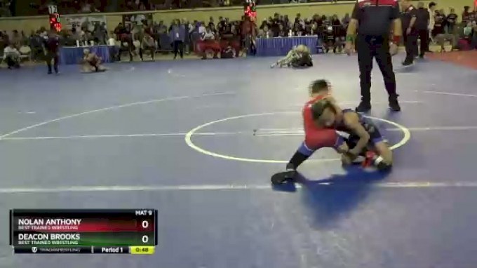 55 lbs Cons. Round 3 - Nolan Anthony, Best Trained Wrestling vs Deacon ...