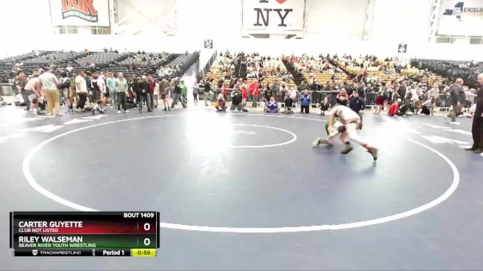 145 lbs Cons. Round 1 - Carter Guyette, Club Not Listed vs Riley ...