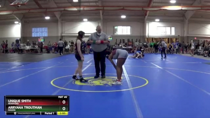 125 lbs Champ. Round 2 - Arryana Troutman, MASON vs Unique Smith, ROSSFORD