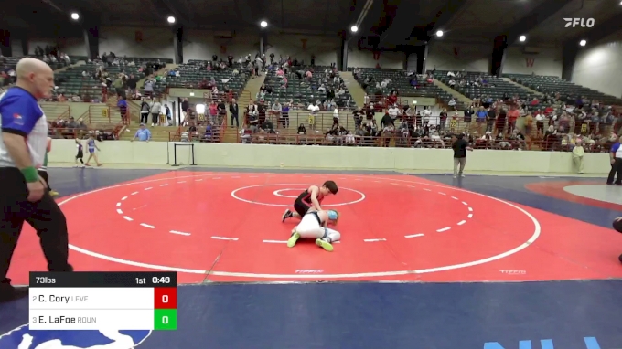 73 lbs Semifinal - Christian Cory, Level Up Wrestling Center vs Edward ...