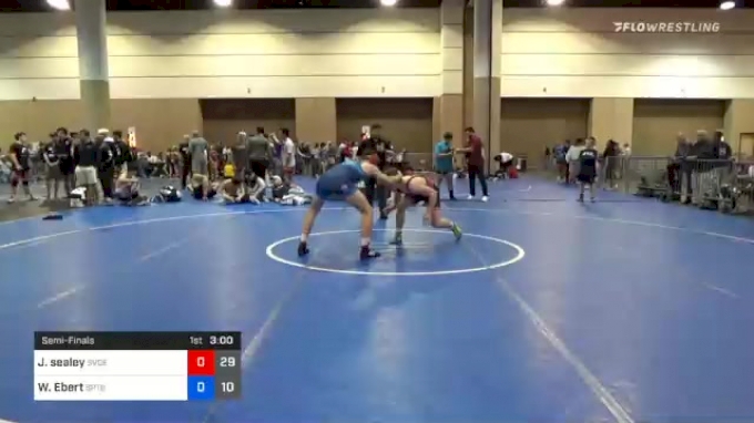 160 lbs Semifinal - Joseph Sealey, Savage Wrestling vs Will Ebert ...