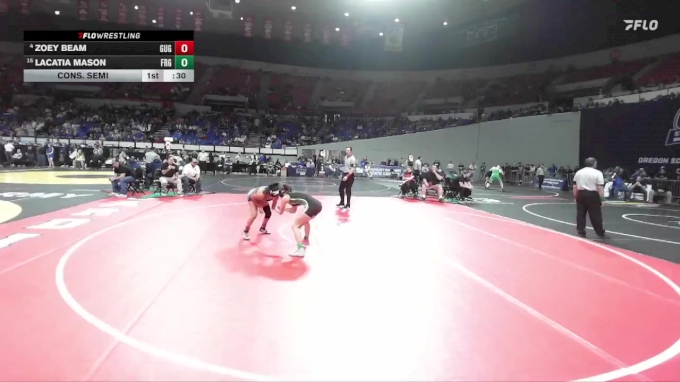 4A/3A/2A/1A Girls 105 Cons. Semi - Lacatia Mason, Four Rivers Girls vs ...