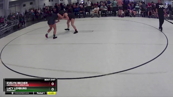 128 lbs 1st Place Match - Evelyn Becher, Lincoln Girls Wrestling vs ...