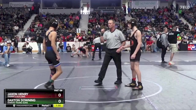 115 lbs Semifinal - Daxton Downing, Kansas Young Guns vs Jaxon Henry ...