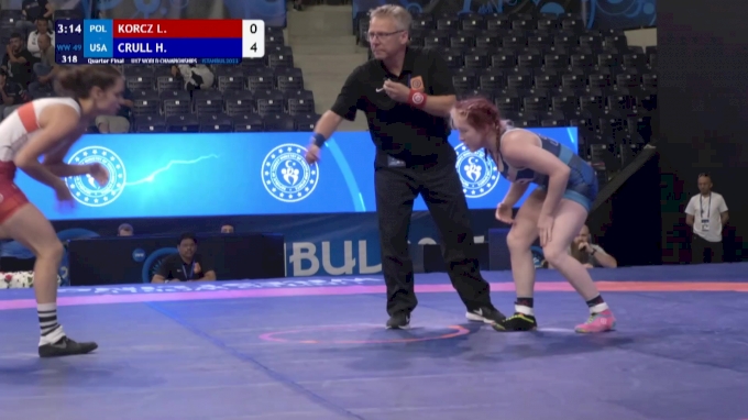 49 kg 1/4 Final - Lucja Dorota KORCZ, Poland vs Heather Marie CRULL ...