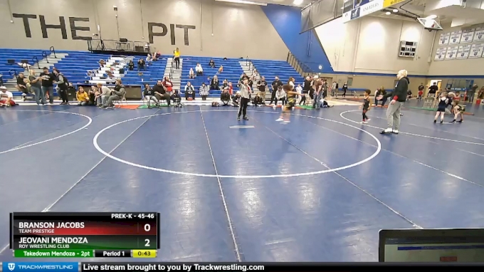 45-46 lbs Round 3 - Branson Jacobs, Team Prestige vs Jeovani Mendoza ...
