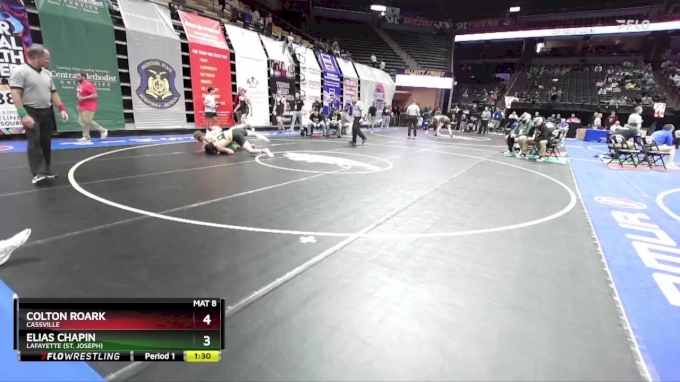 165 Class 2 lbs Champ. Round 1 - Colton Roark, Cassville vs Elias ...