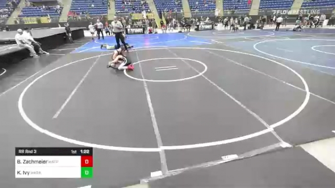 89 lbs Rr Rnd 3 - Beckham Zachmeier, Matpac vs Kadin Ivy, Marathon WC
