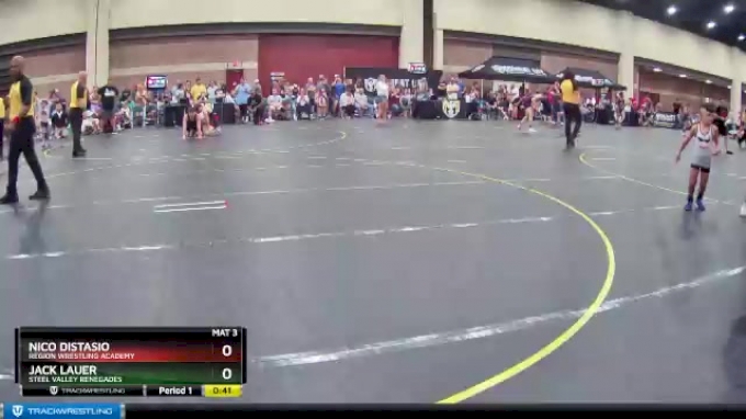 61 lbs Semifinal - Nico Distasio, Region Wrestling Academy vs Jack ...