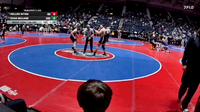 1A-190 lbs Cons. Round 1 - Kellen Wynn, Irwin County vs EVAN MCLAne ...