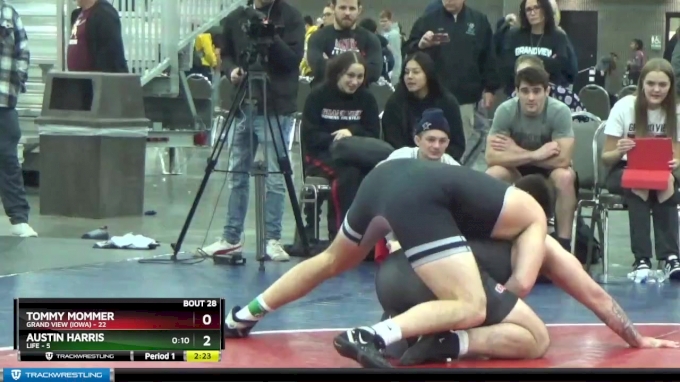 285 lbs Placement Matches (16 Team) - Tommy Mommer, Grand View (Iowa ...
