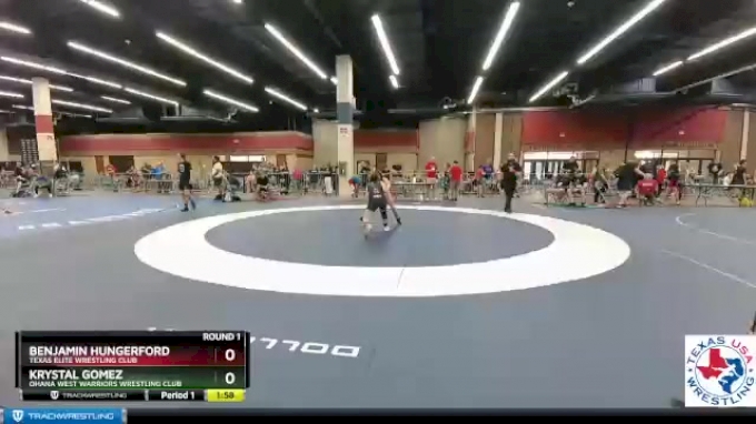 110 lbs Round 1 - Benjamin Hungerford, Texas Elite Wrestling Club vs ...