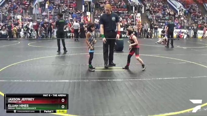 49 lbs Cons. Semi - Elijah Hines, Dream Team Performance vs Jaxson Jeffrey, Pinckney WC