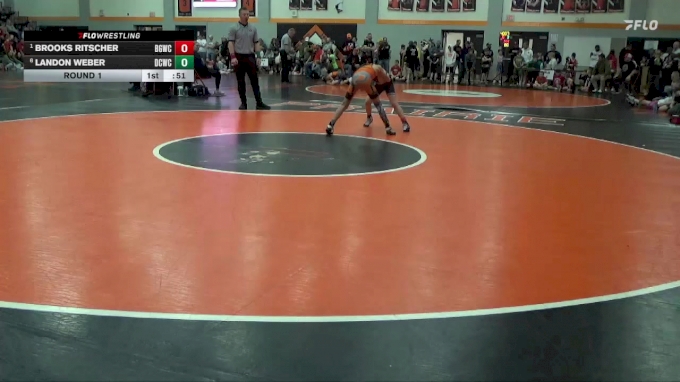 95 lbs Round 1 - Brooks Ritscher, Big Game Wrestling Club vs Landon ...