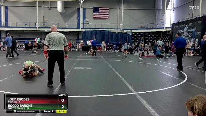 60 lbs Round 7 (8 Team) - Joey Rhodes, NOVA WC vs Rocco Barone, Bitetto ...