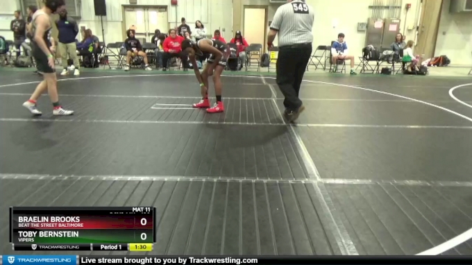 120 lbs Round 2 - Braelin Brooks, Beat The Street Baltimore vs Toby ...