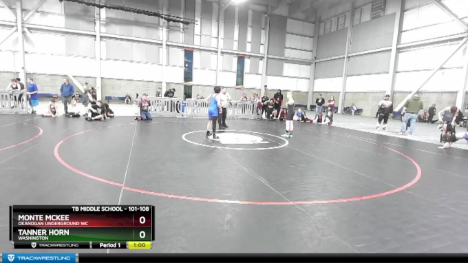 101-108 lbs Round 2 - Monte McKee, Okanogan Underground WC vs Tanner ...