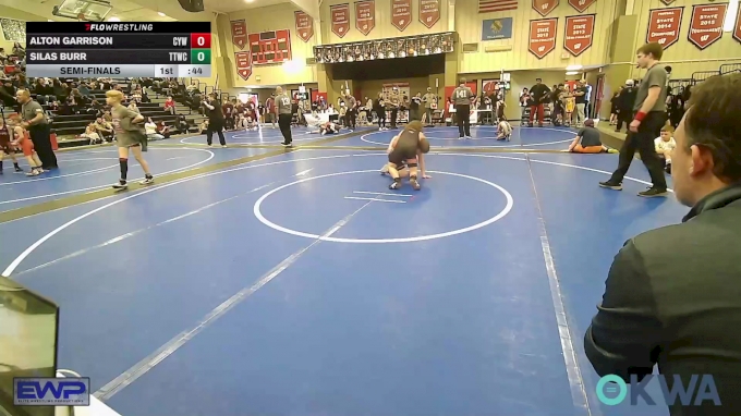 105 lbs Semifinal - Alton Garrison, Coweta Tiger Wrestling vs Silas ...