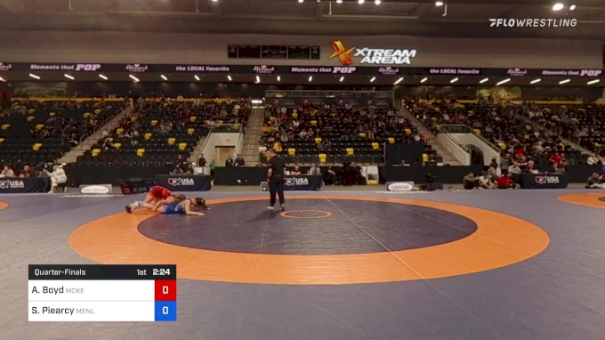 68 kg Quarterfinal - Alara Boyd, McKendree Bearcat Wrestling Club vs ...