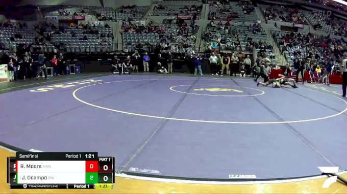 106 lbs Semifinal - Julianna Ocampo, Fort Wayne Snider vs Rex Moore ...