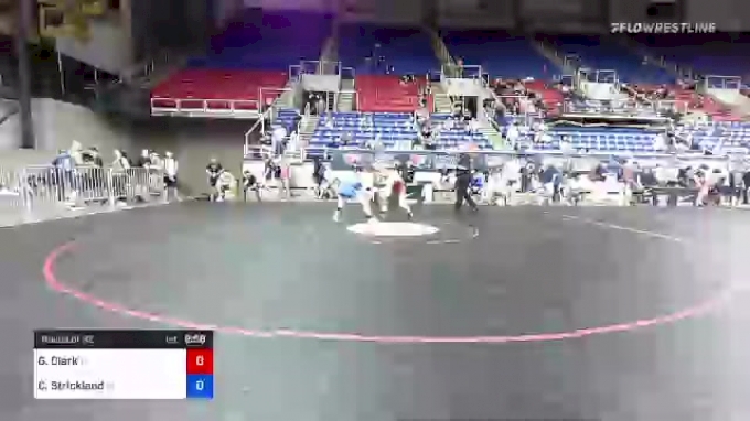 132 lbs Round Of 32 - Greyson Clark, Wisconsin vs Chad Strickland, Alabama