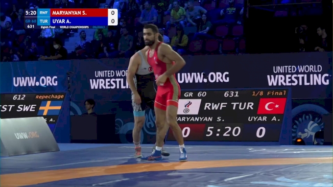 60 kg 1/8 Final - Stepan Maryanyan, Russian Wrestling Federation vs ...