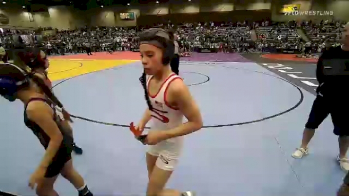 64 lbs Quarterfinal - Madison Healey, X-Calibur vs Mariah Mayorga ...