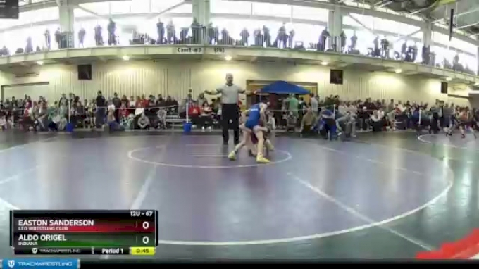 67 lbs Cons. Round 4 - Easton Sanderson, Leo Wrestling Club vs Aldo ...