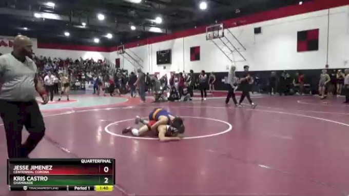 160 lbs Quarterfinal - Kris Castro, Chaminade vs Jesse Jimenez ...