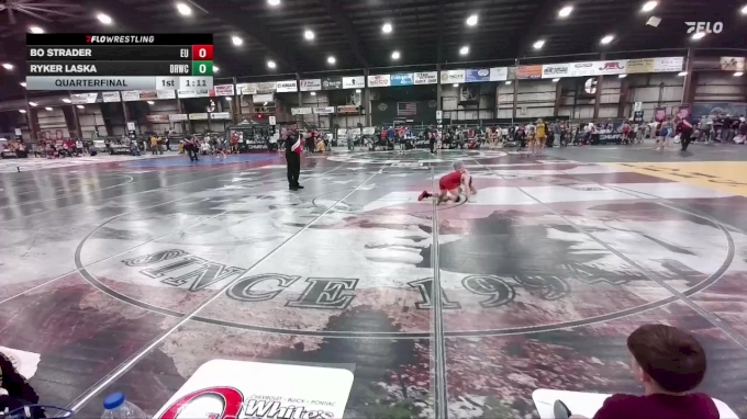 90 lbs Quarterfinal - Bo Strader, Eastside United vs Ryker Laska ...