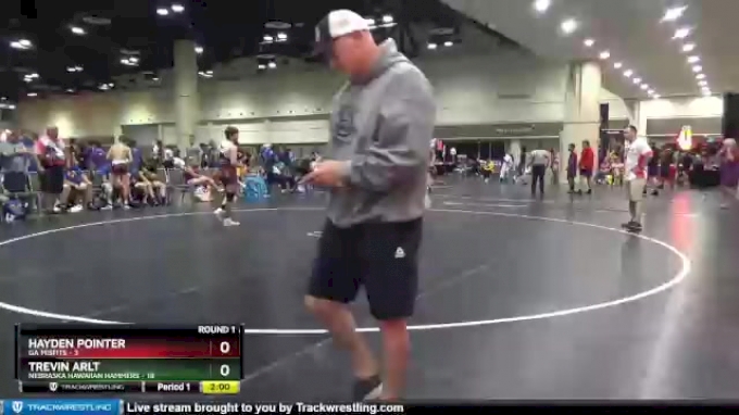 132 lbs Round 1 (10 Team) - Hayden Pointer, GA Misfits vs Trevin Arlt ...